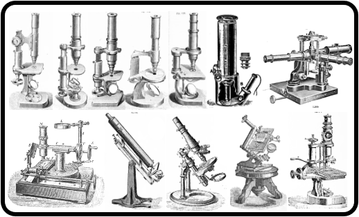 Images of lenses and microscopes